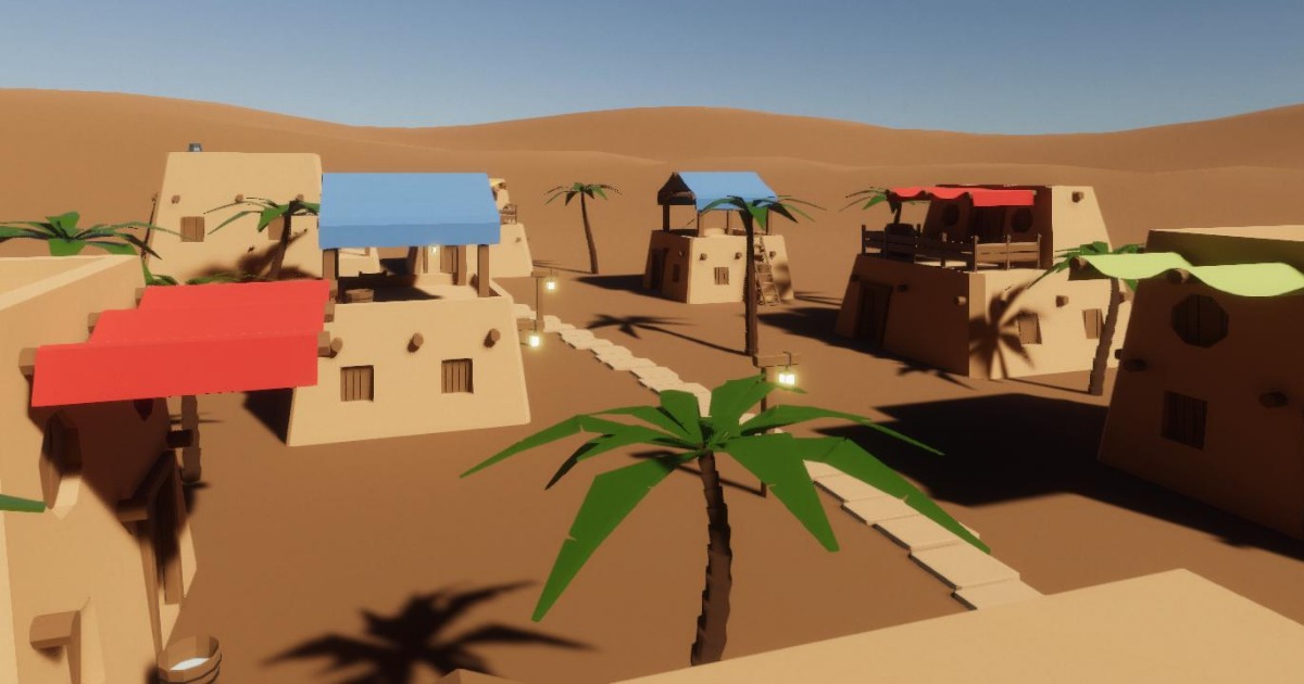 Desert Village (Houses) LowPoly | 3D Environments | Unity Asset Store Desert Village (Houses) LowPoly | 3D Environments | Unity Asset Store