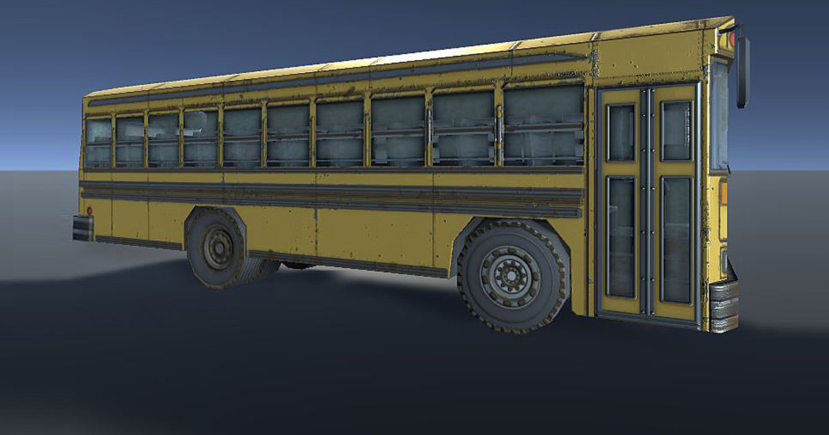 School Bus HQ | 3D Land | Unity Asset Store