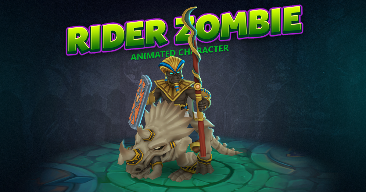 Rider zombie animated character | 3D Characters | Unity Asset Store
