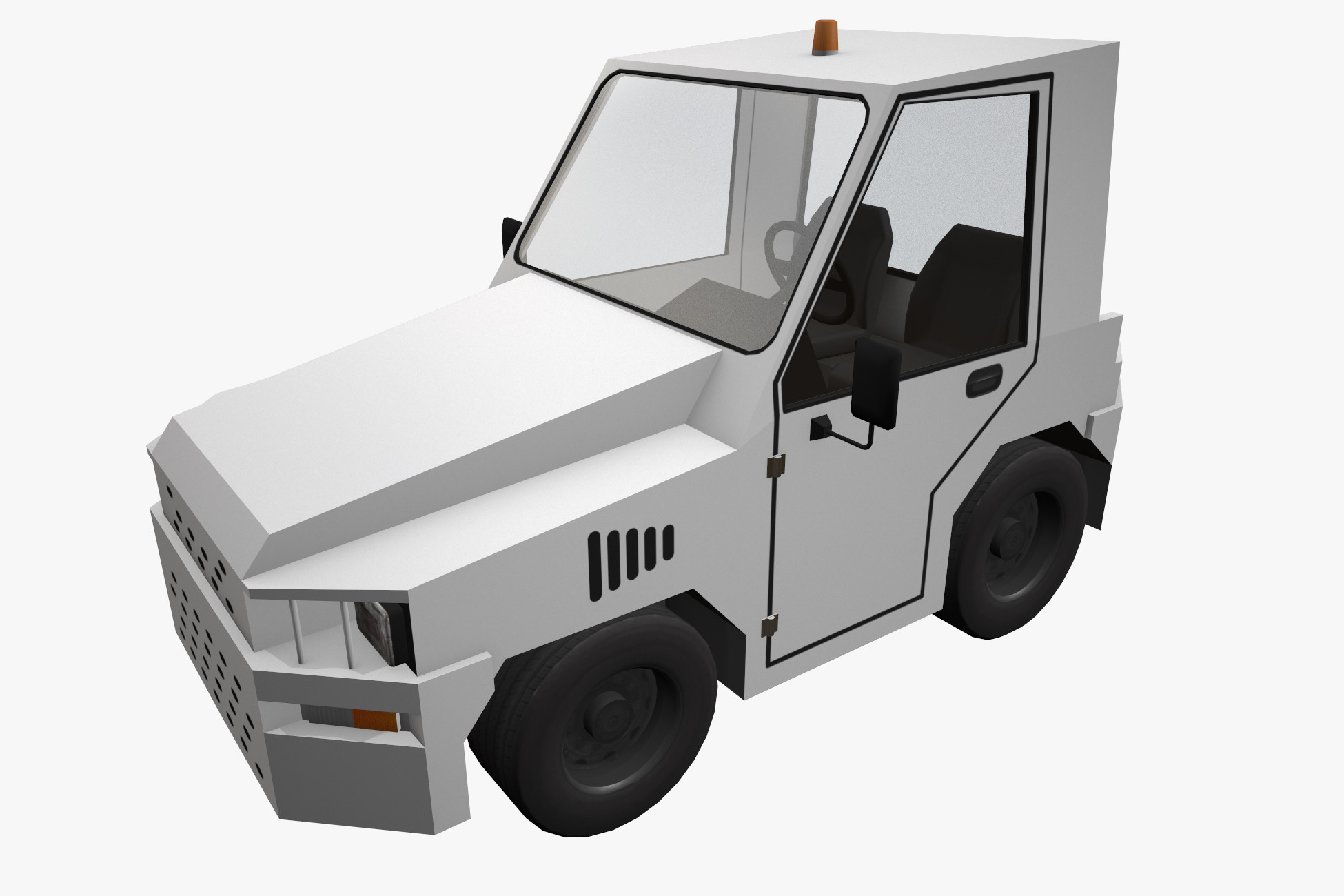 Baggage Tractor (356) | 3D Land | Unity Asset Store