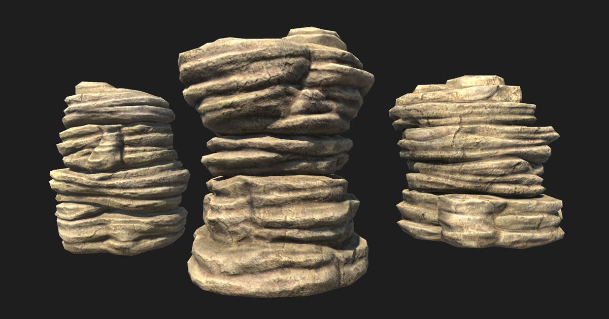 Wrinkles Rocks | 3D Exterior | Unity Asset Store