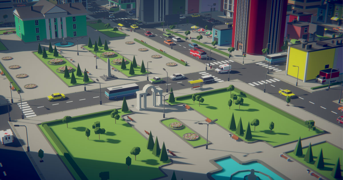 Mobile City Pack | 3D Urban | Unity Asset Store