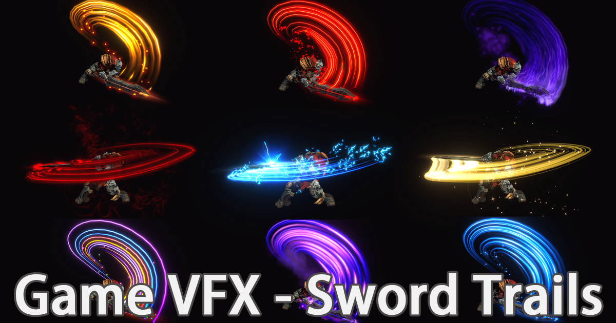 Game VFX - Sword Trails | VFX Particles | Unity Asset Store