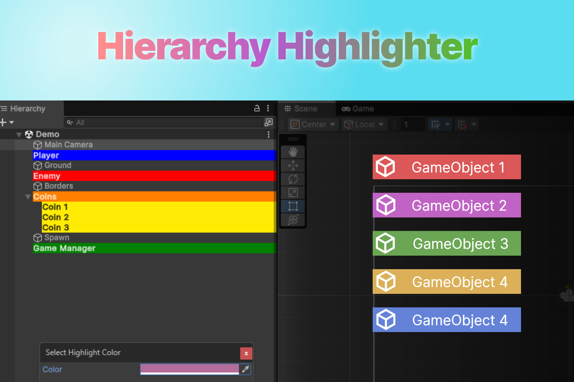 Hierarchy Highlighter | Utilities Tools | Unity Asset Store