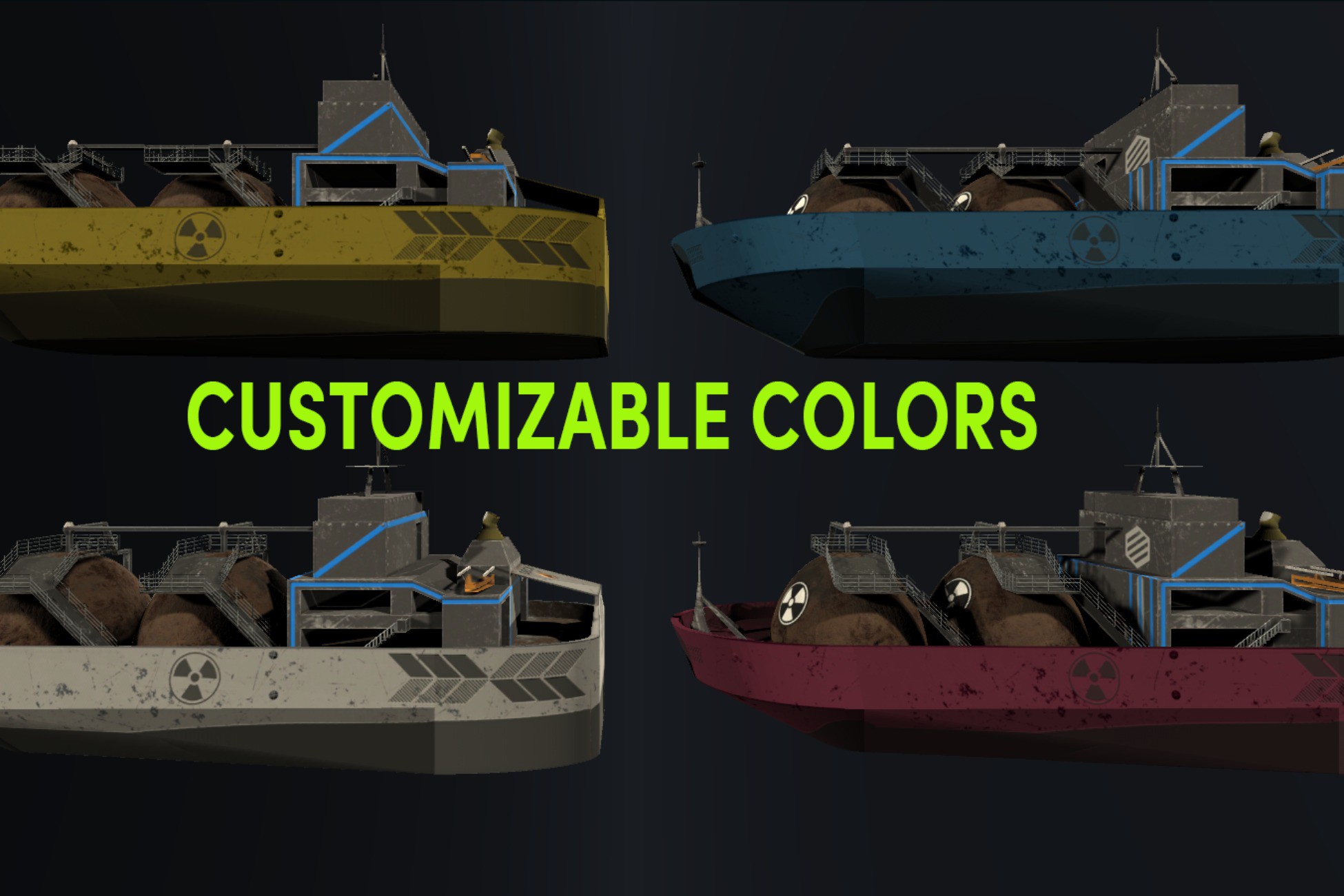 Ship with Interior #2 | 3D Sea | Unity Asset Store