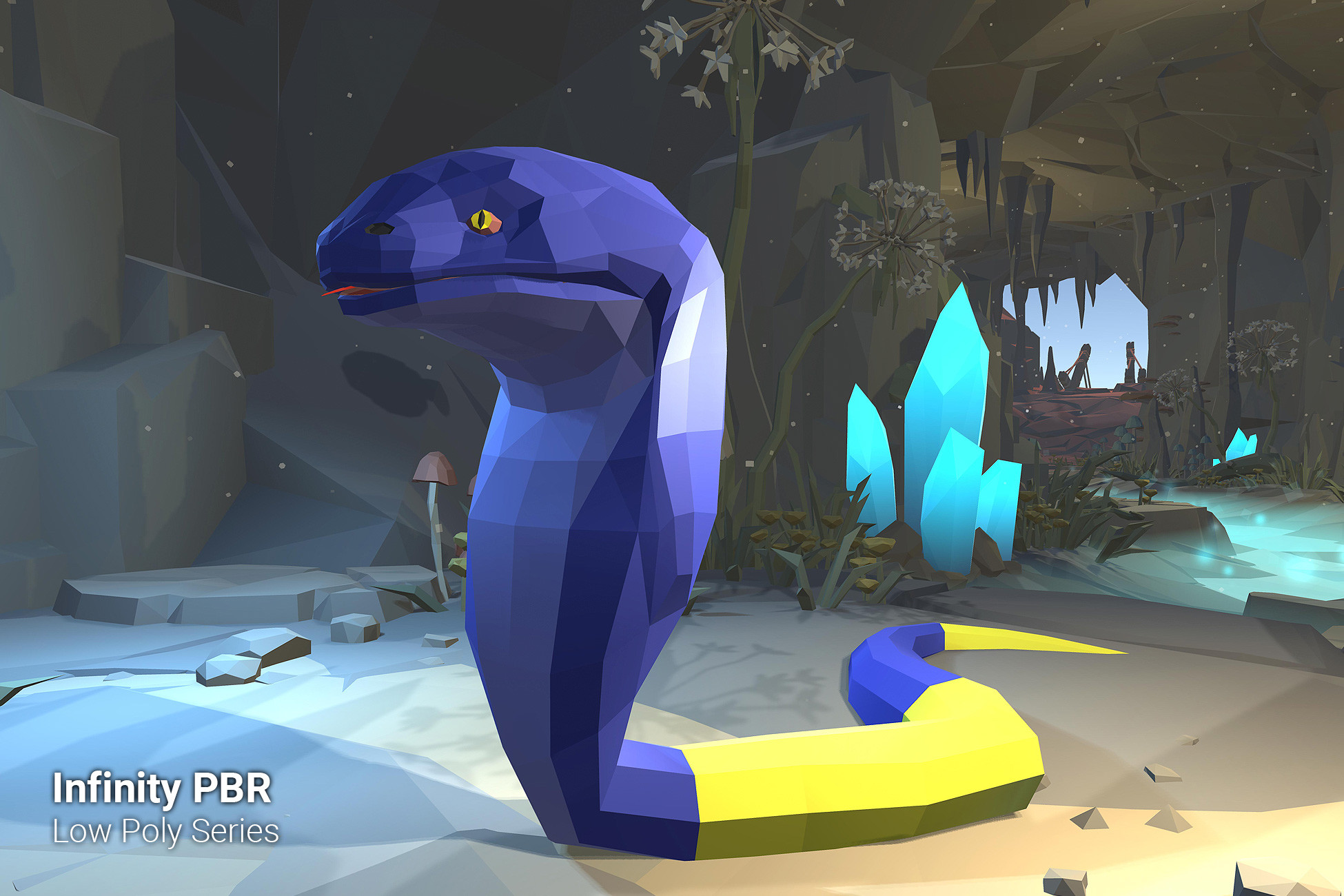 Low Poly Character - Cobra Snake - Fantasy RPG | キャラクター | Unity Asset Store