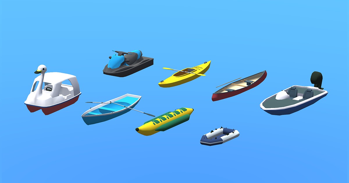Water Vehicles | 3D Sea | Unity Asset Store