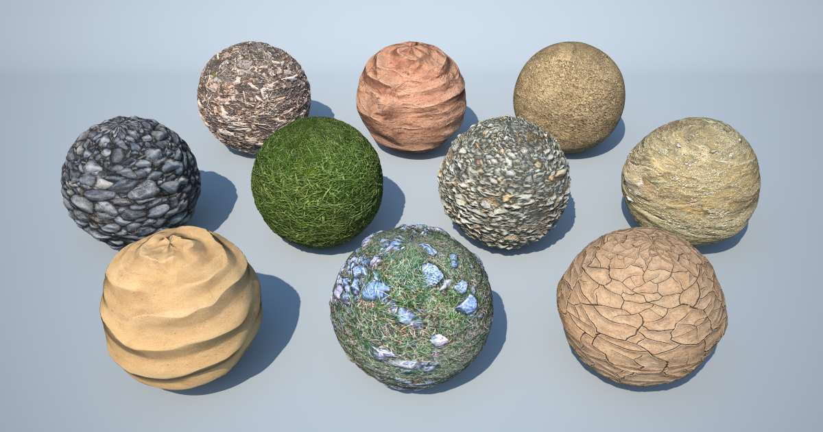 Terrain PBR Textures VOL1 | 2D Textures & Materials | Unity Asset Store