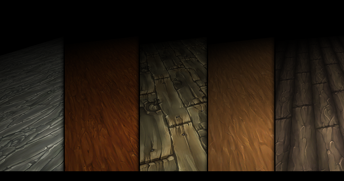Hand Painted Wood Textures - Vol. 03 | 2D Wood | Unity Asset Store