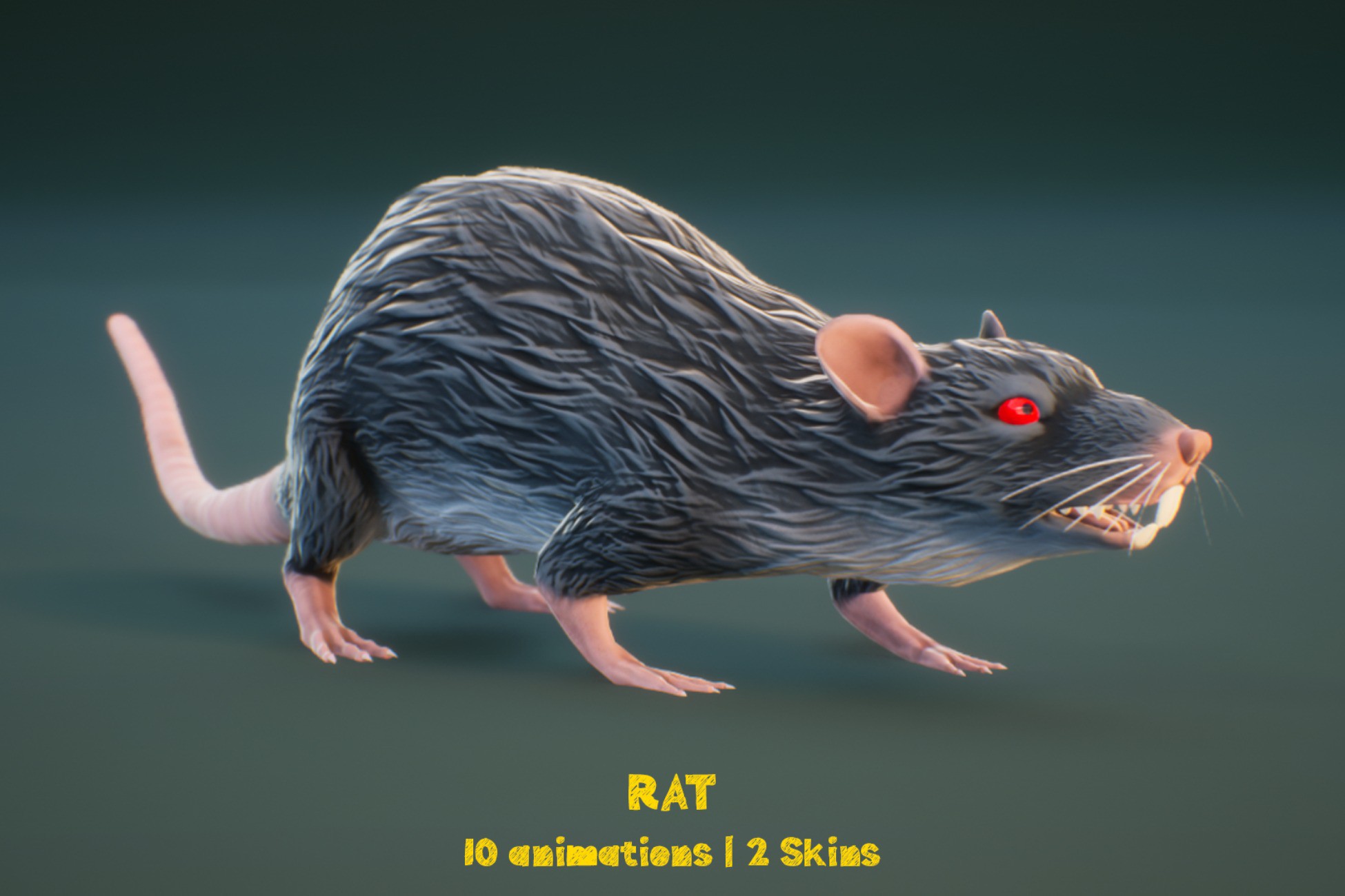The Dungeon Rat | 3D 동물 | Unity Asset Store