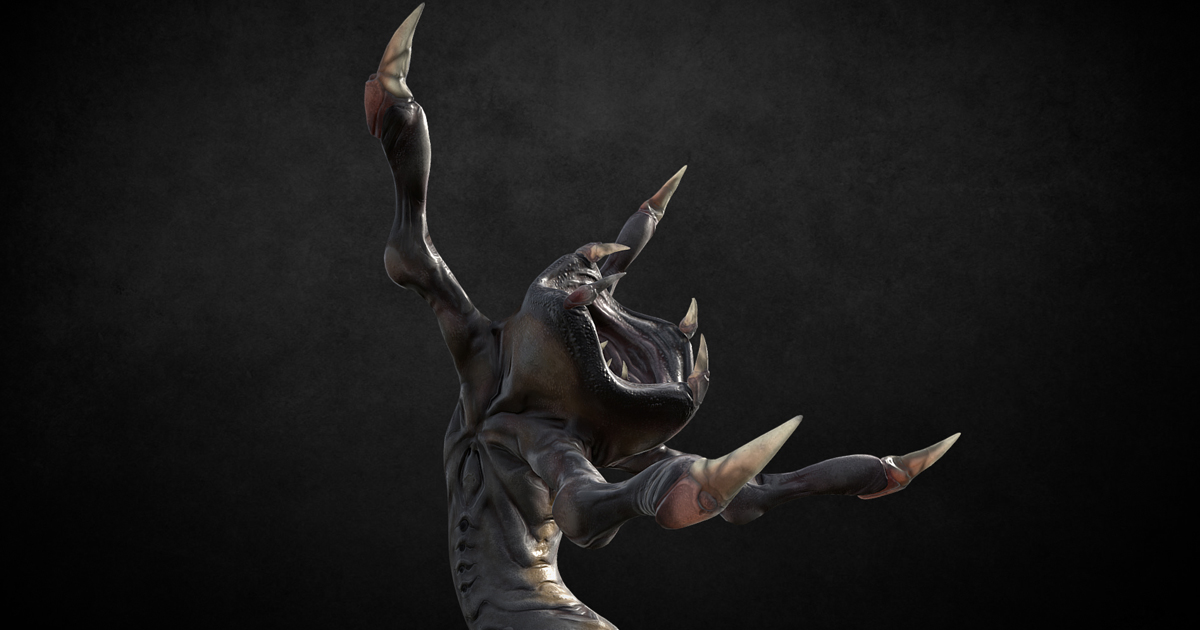 Armored Clawed Worm | 3D Characters | Unity Asset Store