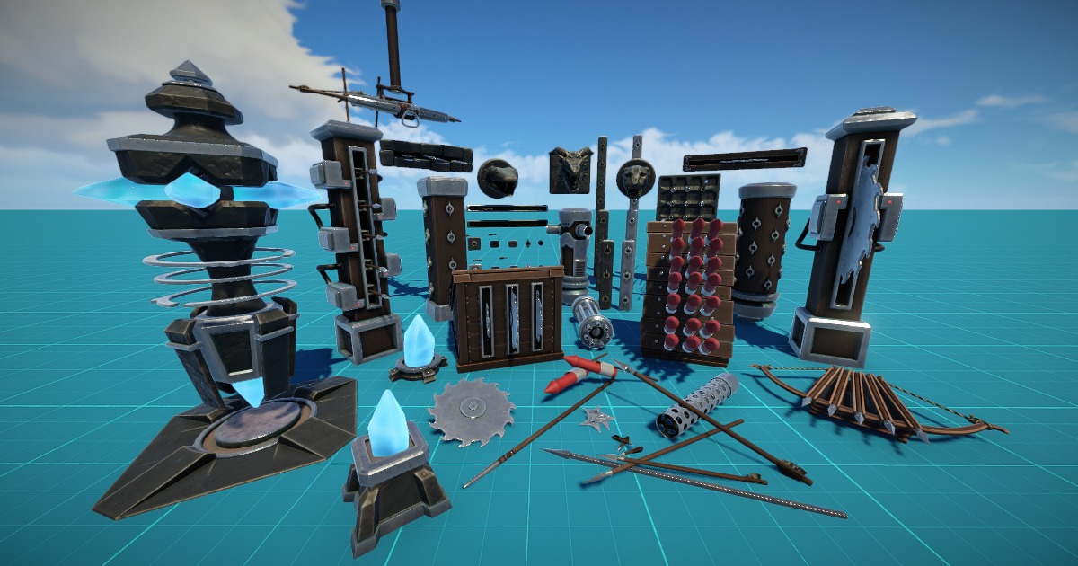 Projectile Dungeon Traps | 3D Props | Unity Asset Store