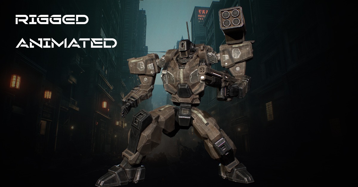 Assault_Mech | 3D Robots | Unity Asset Store