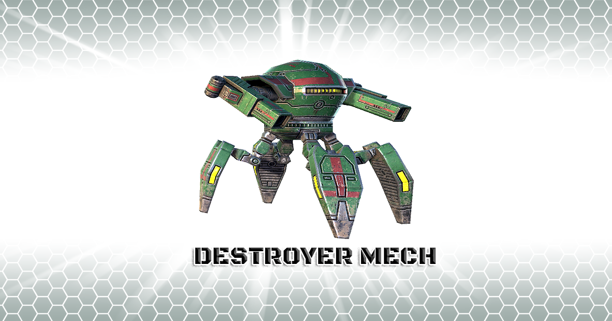 Destroyer Mech Robot | 3D 机器人 | Unity Asset Store