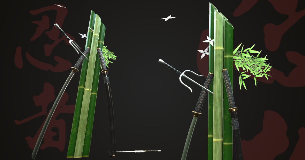 Ninja Weapons | 3D Weapons | Unity Asset Store