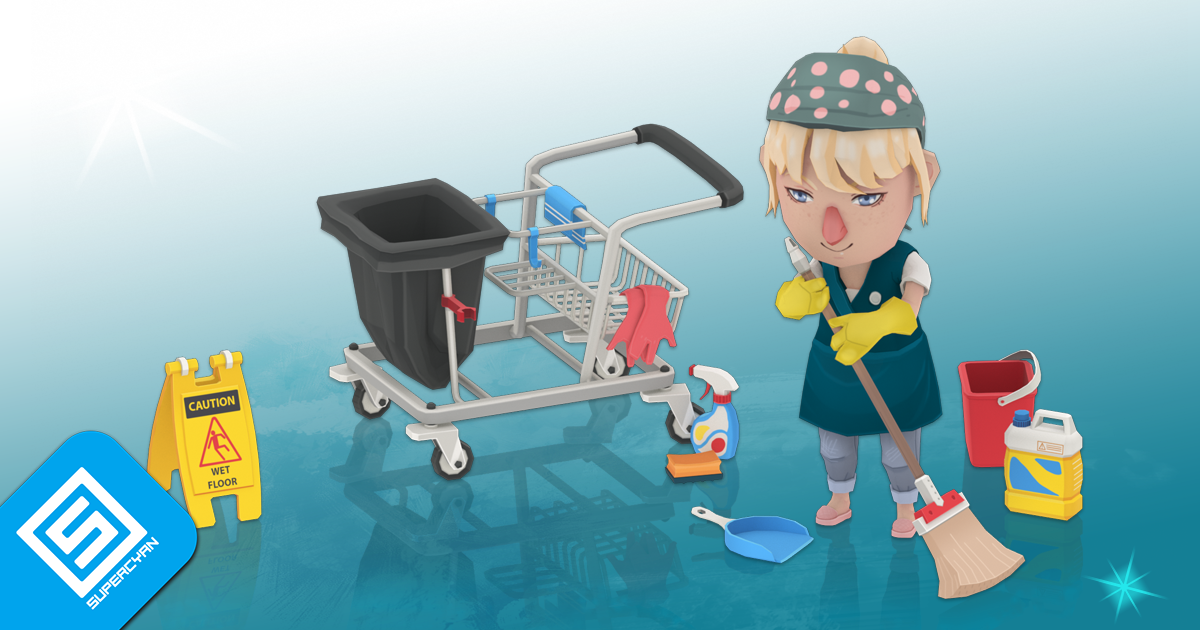 Character Pack: Cleaners | 3D Humanoids | Unity Asset Store