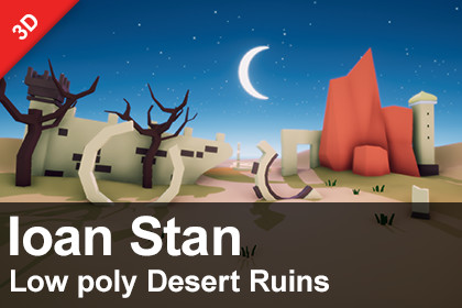 Low Poly Desert Ruins | Unity AssetStore概要 优惠信息 beta