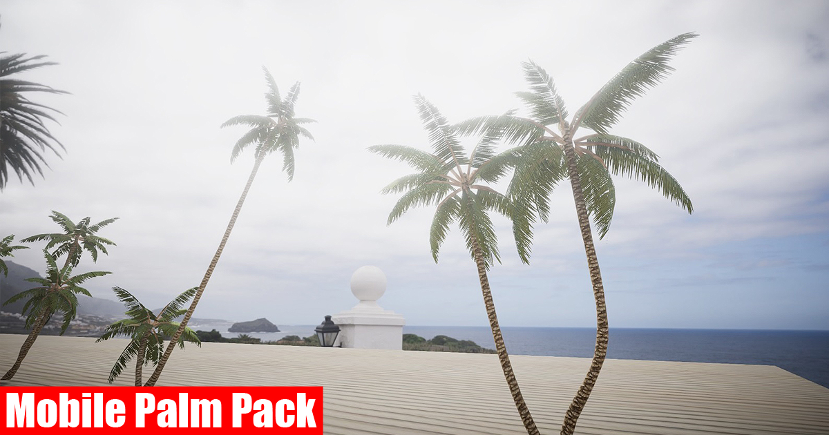 Mobile Palm Pack | 3D Trees | Unity Asset Store