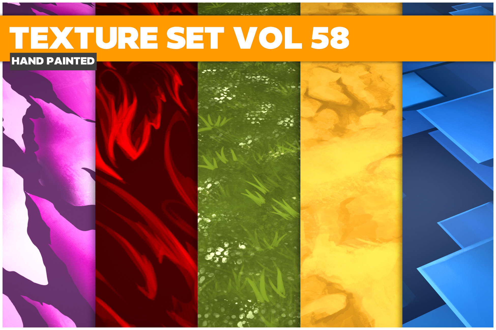 Texture Set Vol.58 Hand Painted Surface | 2D Floors | Unity Asset Store