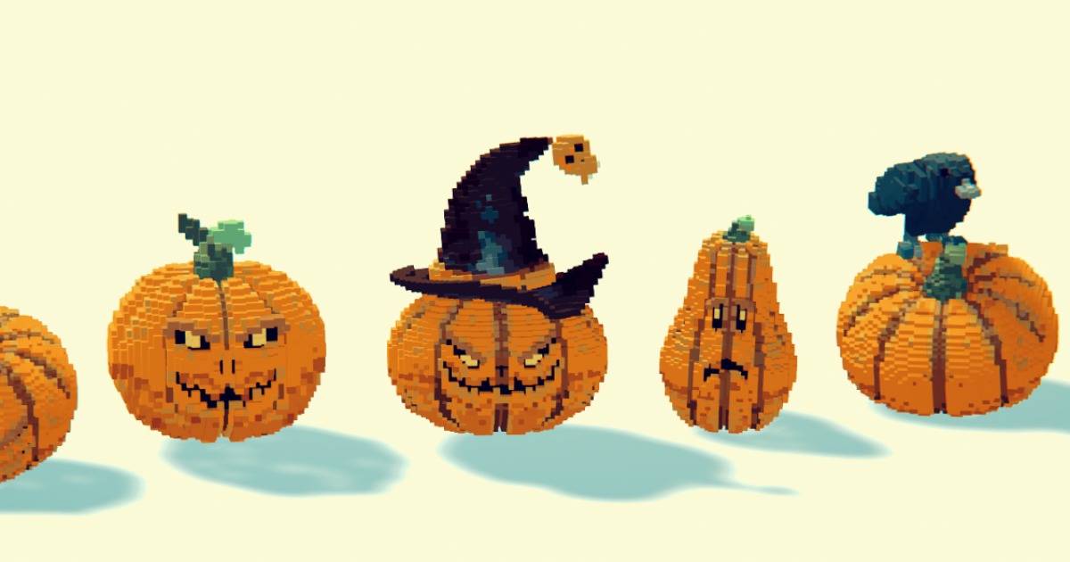 HALLOWEEN Voxel Pack | 3D Fantasy | Unity Asset Store
