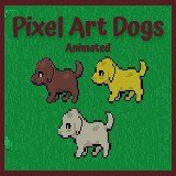 Pixel Art Animated Dogs