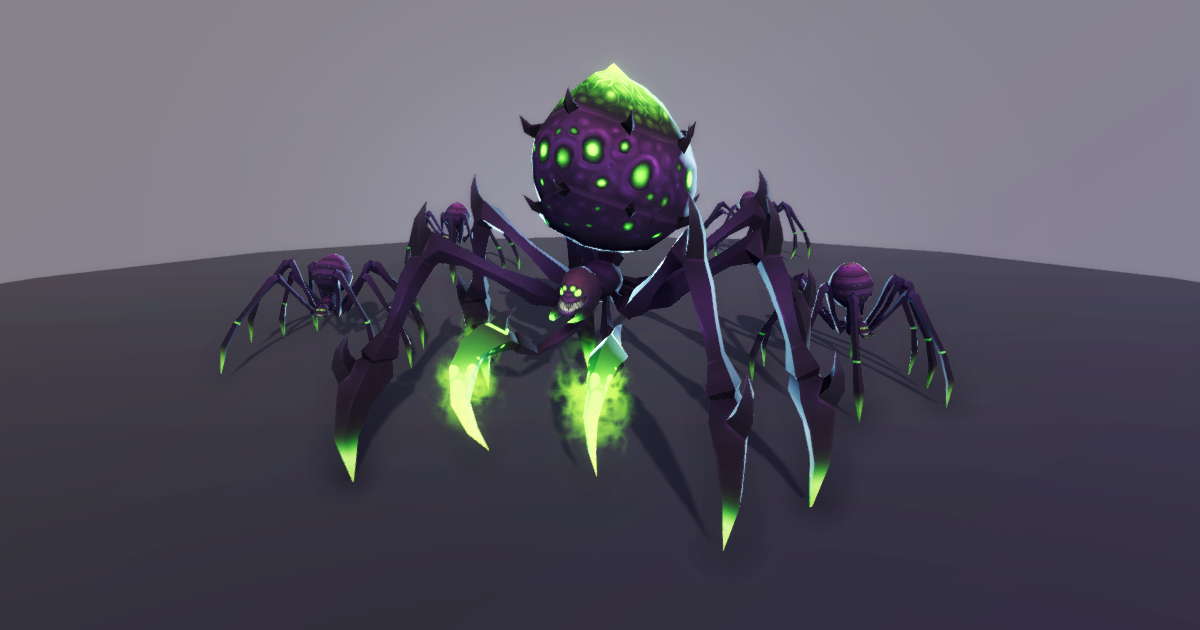 Spider Venom Pack | 3D Creatures | Unity Asset Store