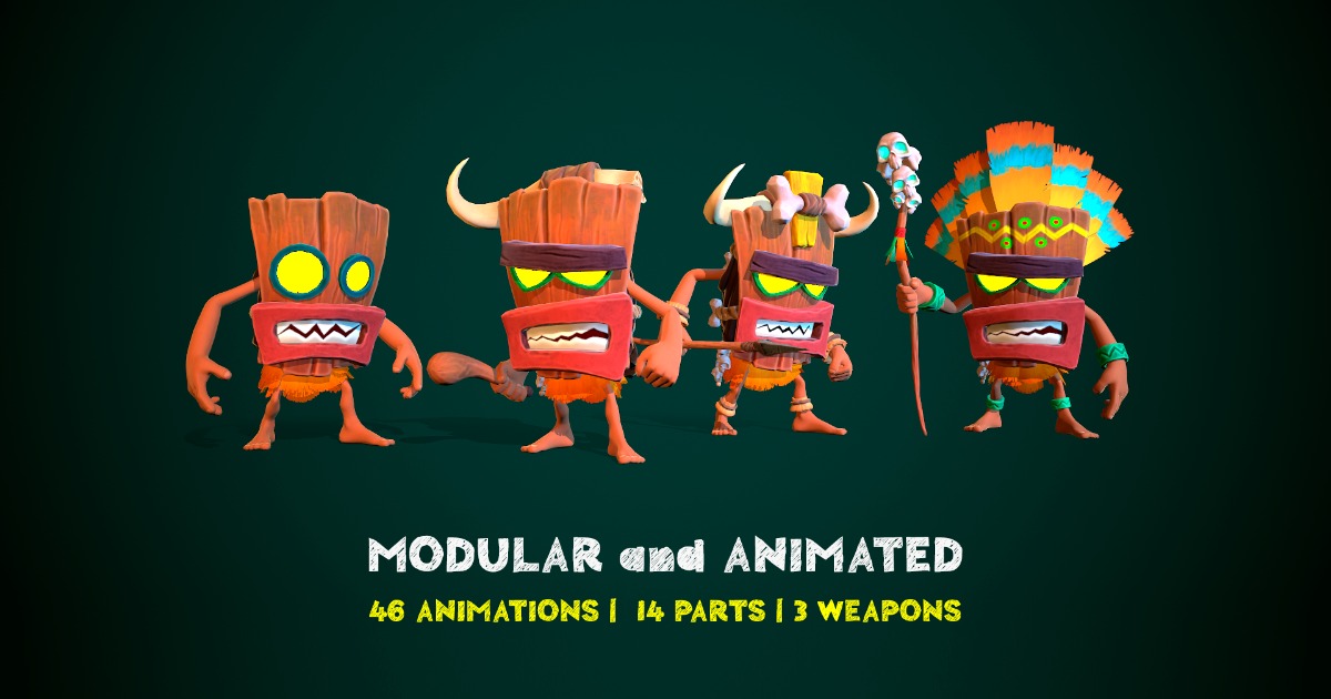 Wildman | 3D Characters | Unity Asset Store