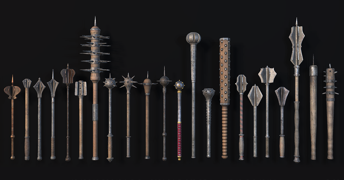 Medieval Weapon - Maces | 3D Weapons | Unity Asset Store