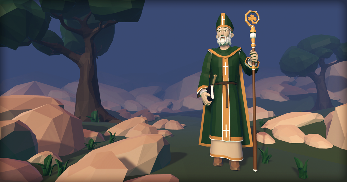 Lowpoly Medieval Priest - Free - MEDIEVAL FANTASY SERIES | 3D 휴머노이드 ...