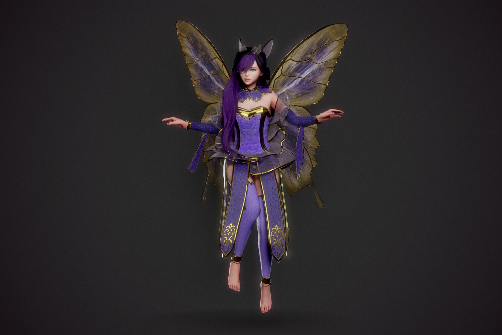Golden Fairy | Characters | Unity Asset Store