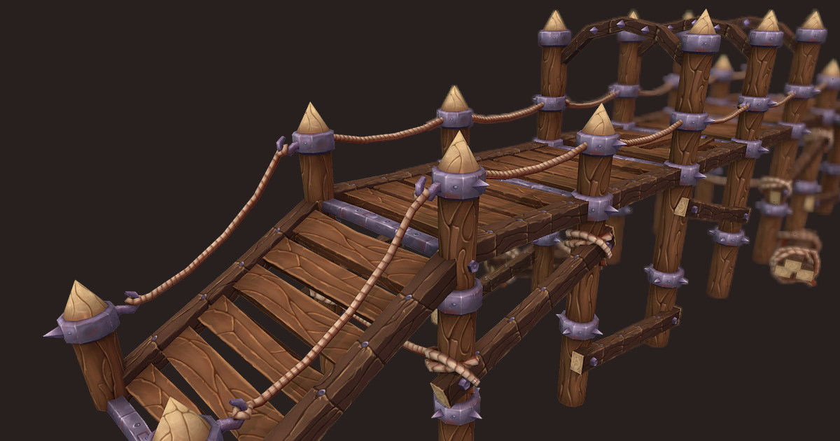 Big Wooden Bridge | 3D ファンタジー | Unity Asset Store