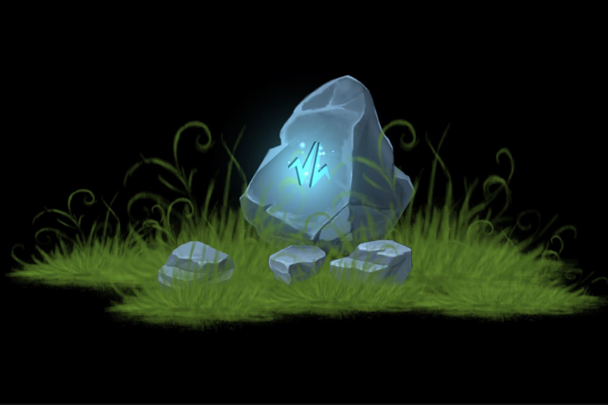 2D Hand-painted Magical Rocks and Stones | 2D Environments | Unity ...