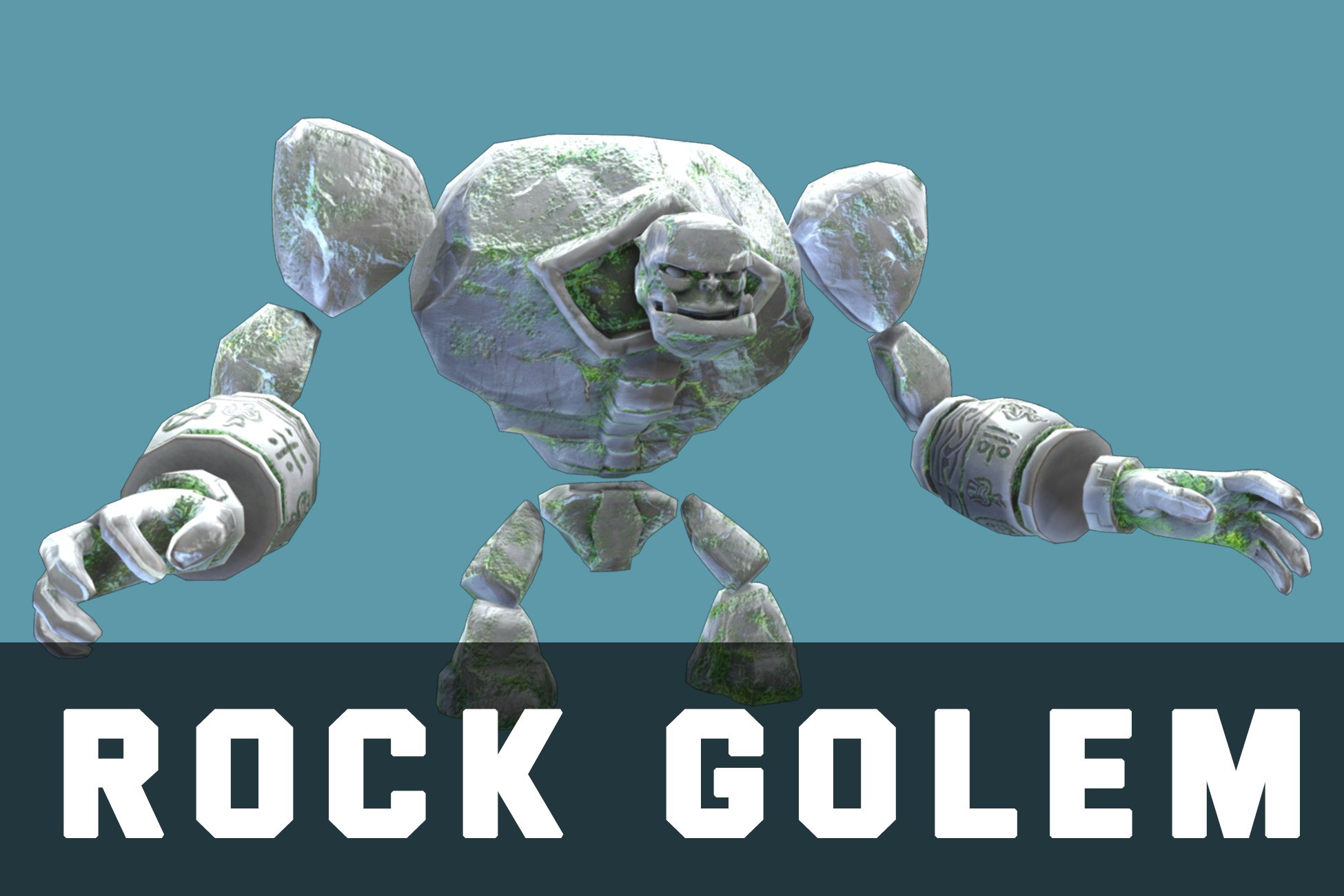 Giant Rock Golem | 3D Creatures | Unity Asset Store