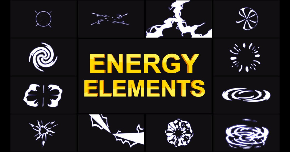 2D Energy Elements Pack | 2D | Unity Asset Store