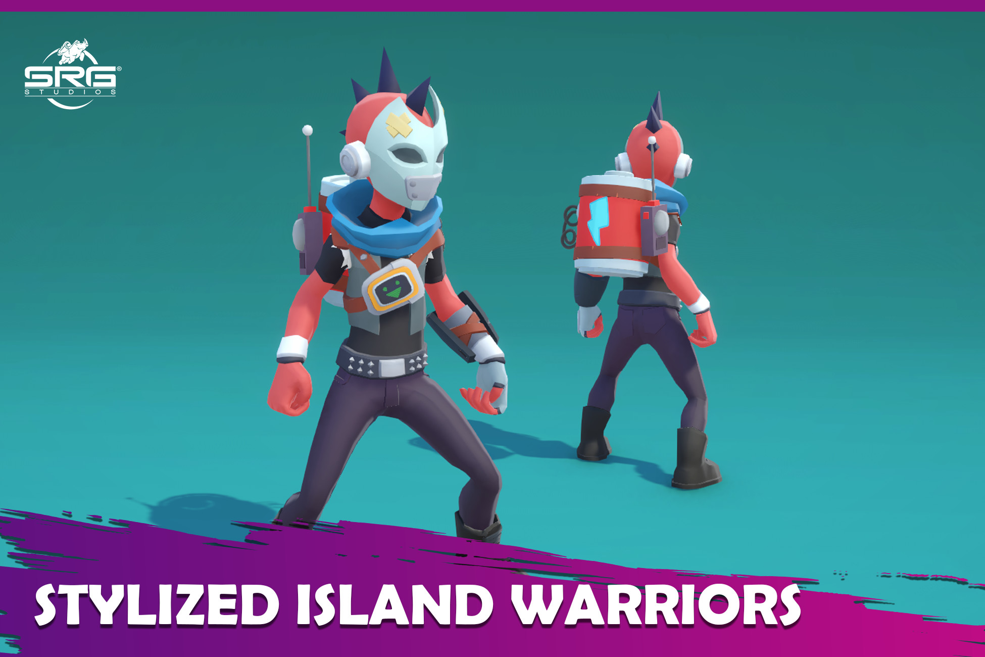 Stylized Island Warriors - Warrior 08 | 3D 人形角色 | Unity Asset Store