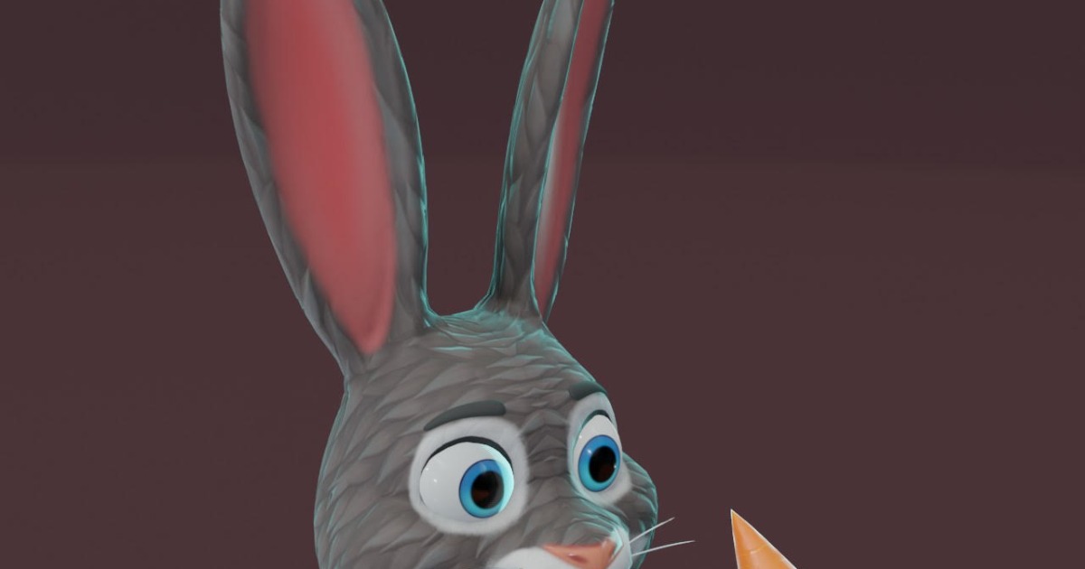 Cartoon Rabbit Animated 3D Model | Characters | Unity Asset Store
