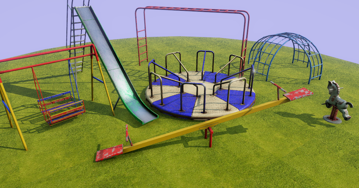 Playground Equipment pack | 3D Exterior | Unity Asset Store