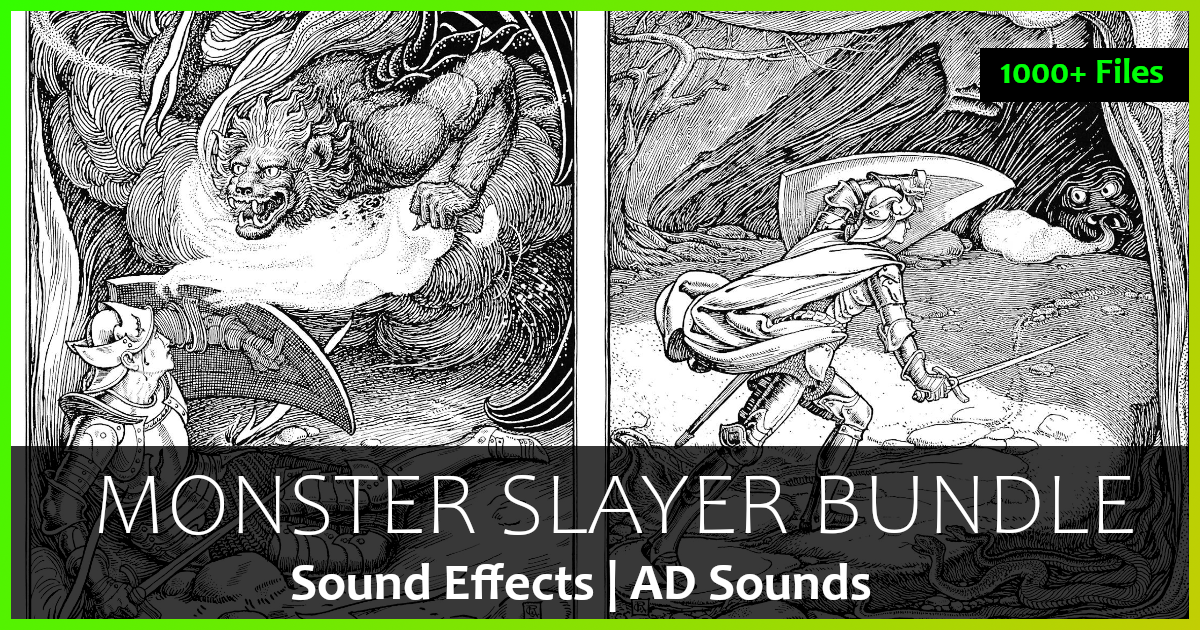 The Monster Slayer - Sound Effect Bundle | 음향 효과음 | Unity Asset Store
