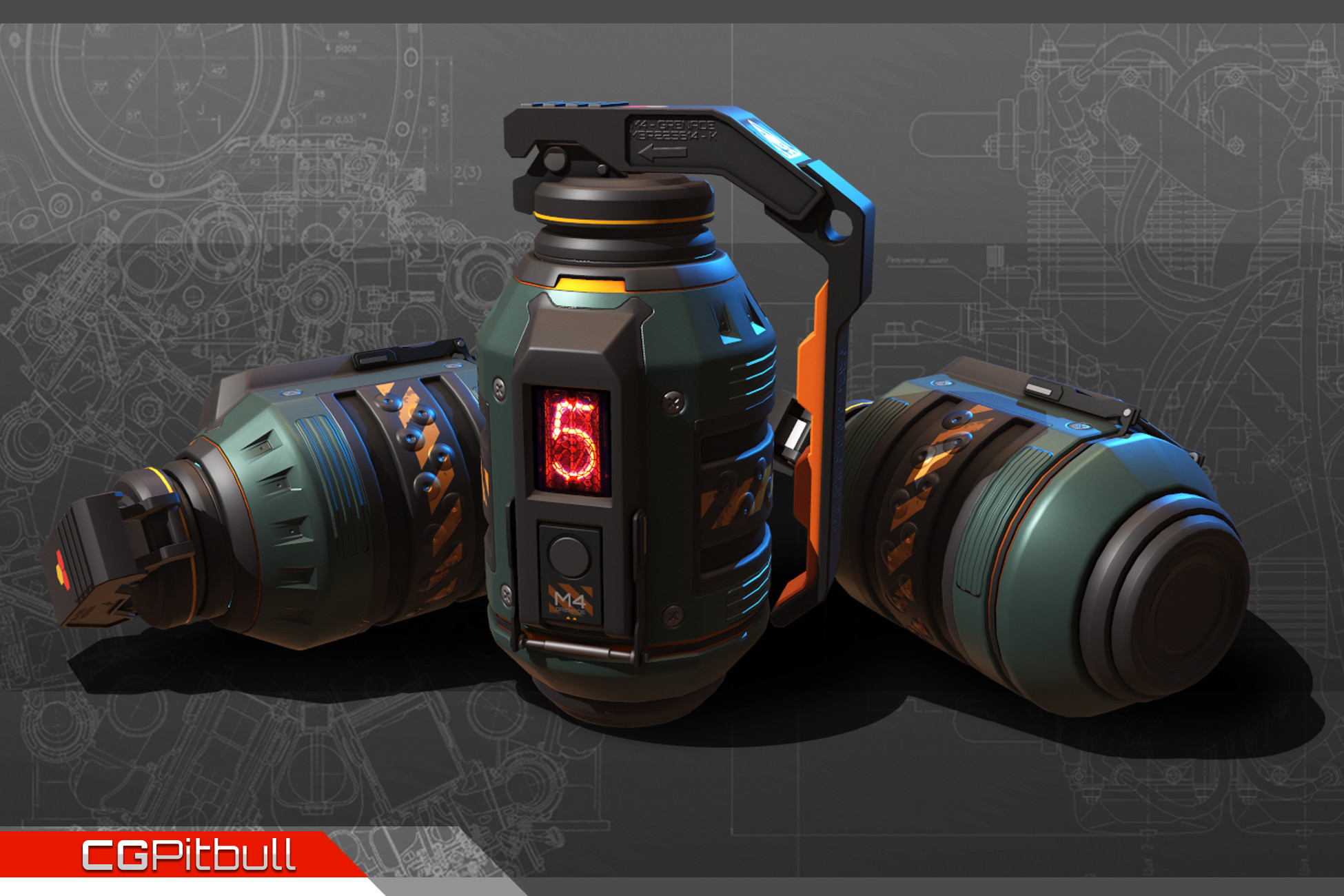 SF# M4 - Grenade | 3D 총기 | Unity Asset Store