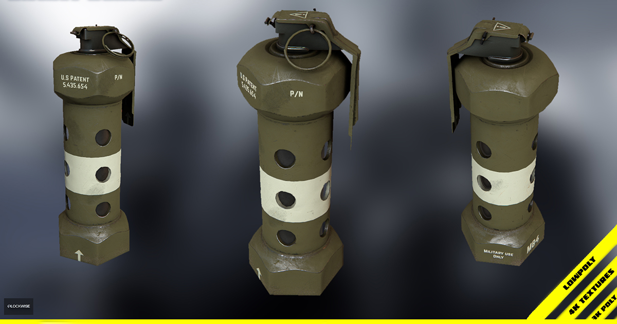 Flashbang -Stun grenade | 3D Props | Unity Asset Store