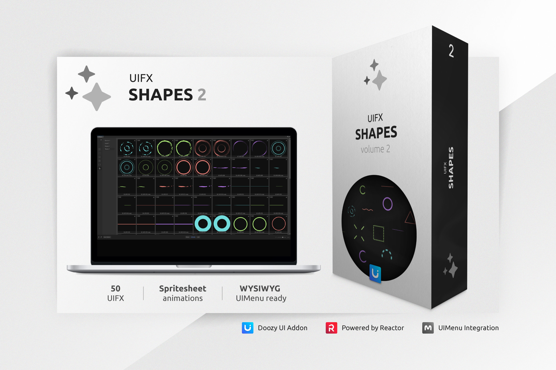 UIFX - Shapes 2 - Doozy UI Addon | 2D GUI | Unity Asset Store