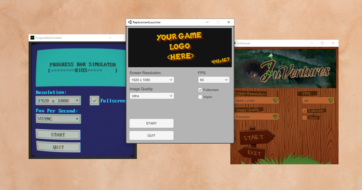 Replacement Launcher | GUI Tools | Unity Asset Store