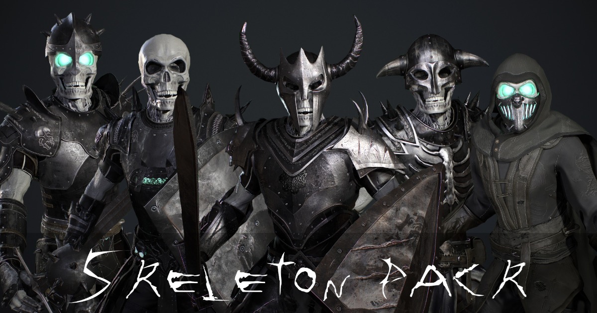 Skeleton_Pack | 3D Characters | Unity Asset Store