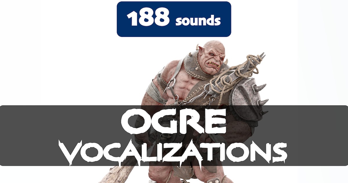 Ogre Vocalizations | Creatures Sound FX | Unity Asset Store