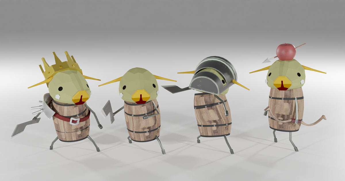 Miniature-like 3D Low Polygon Characters 2nd | 3D Humanoids | Unity ...