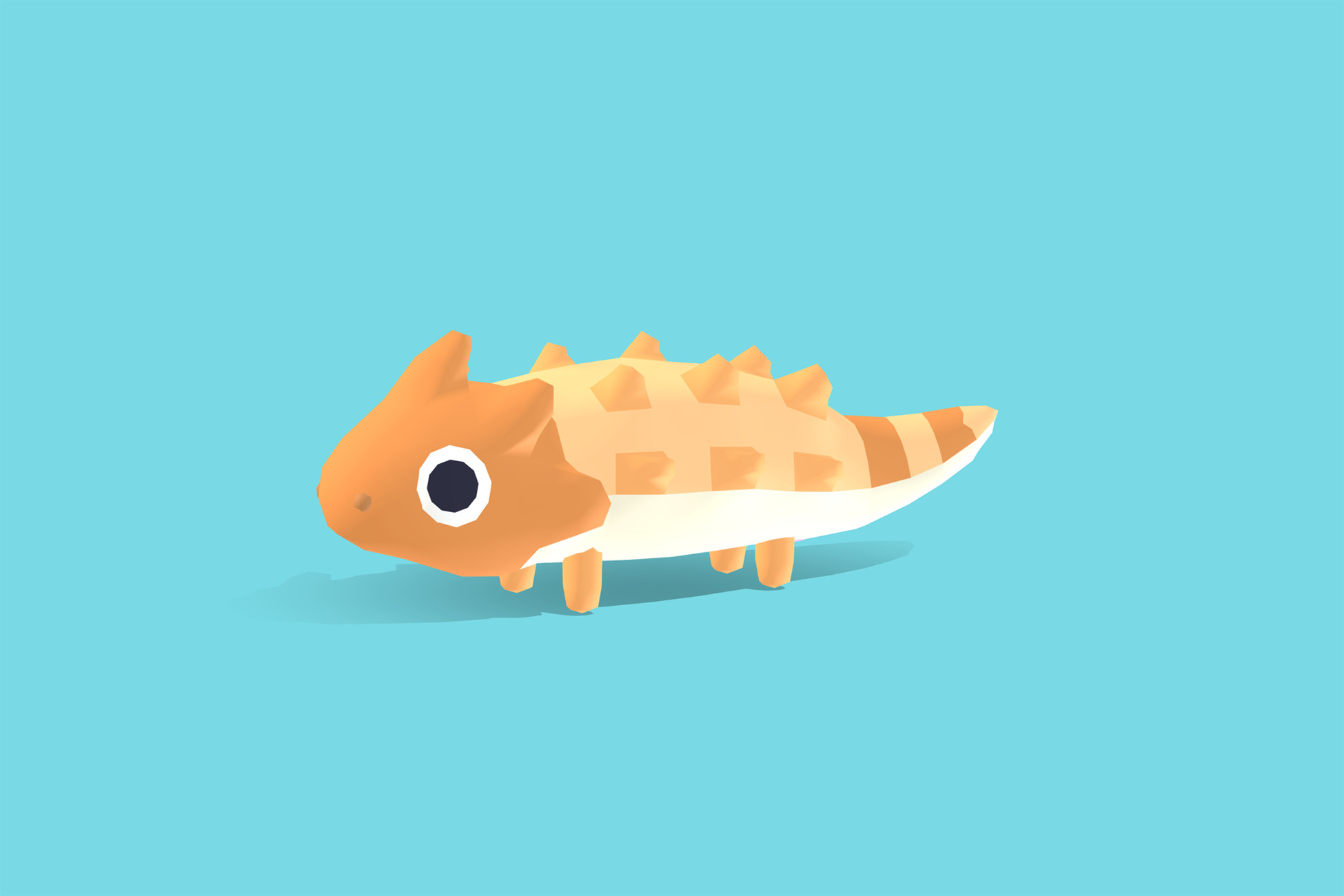 Horned Lizard - Quirky Series | Characters | Unity Asset Store