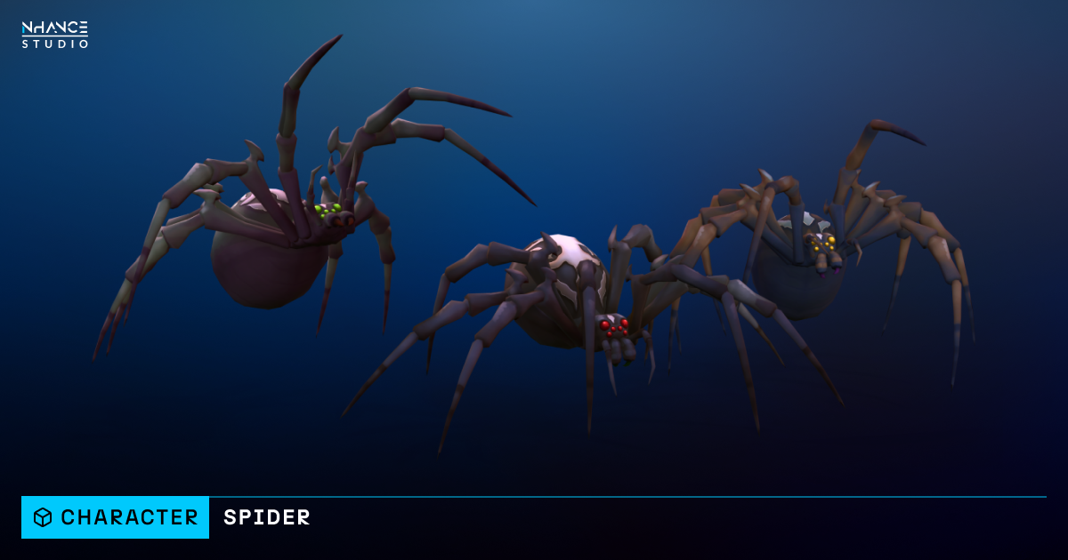 Stylized Fantasy Spider | 3D 角色 | Unity Asset Store