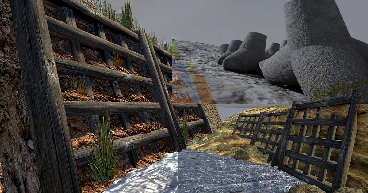 Gen03-SeaDefences01 | 3D Landscapes | Unity Asset Store