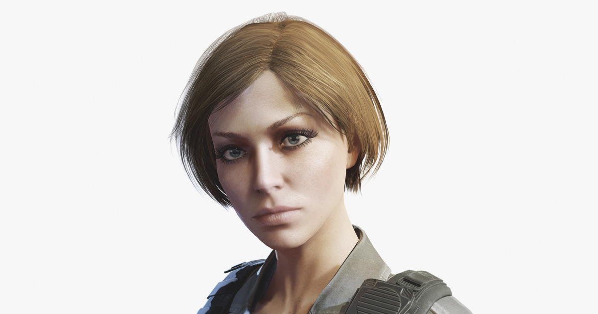 Female Soldier E | Characters | Unity Asset Store