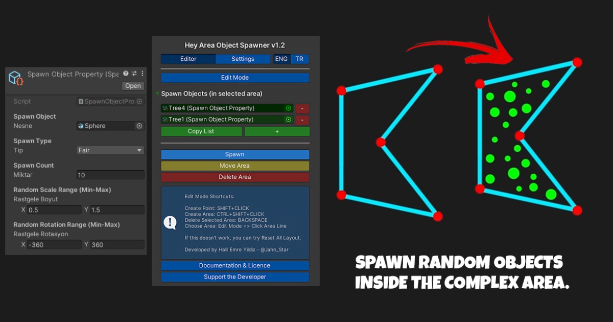 Hey Area Object Spawner | Terrain | Unity Asset Store